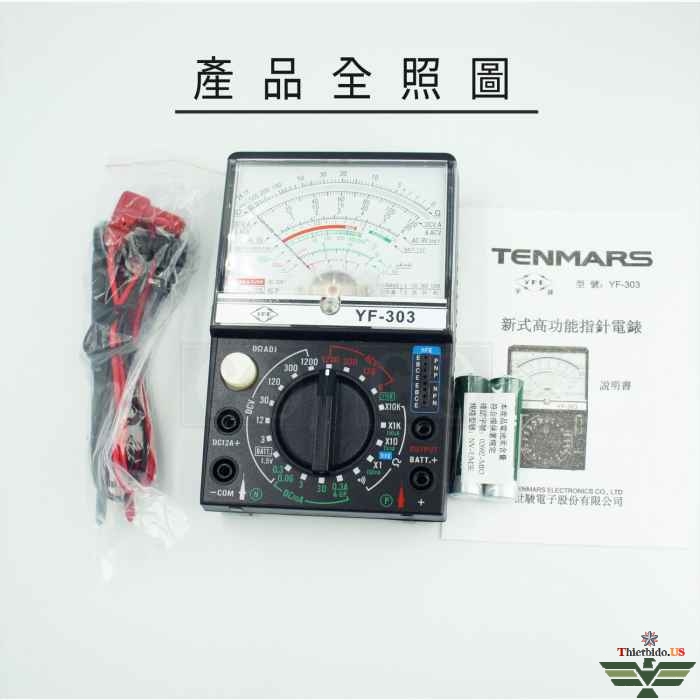 Đồng hồ vạn năng kim Tenmars YF-303 - THIẾT BỊ ĐO US